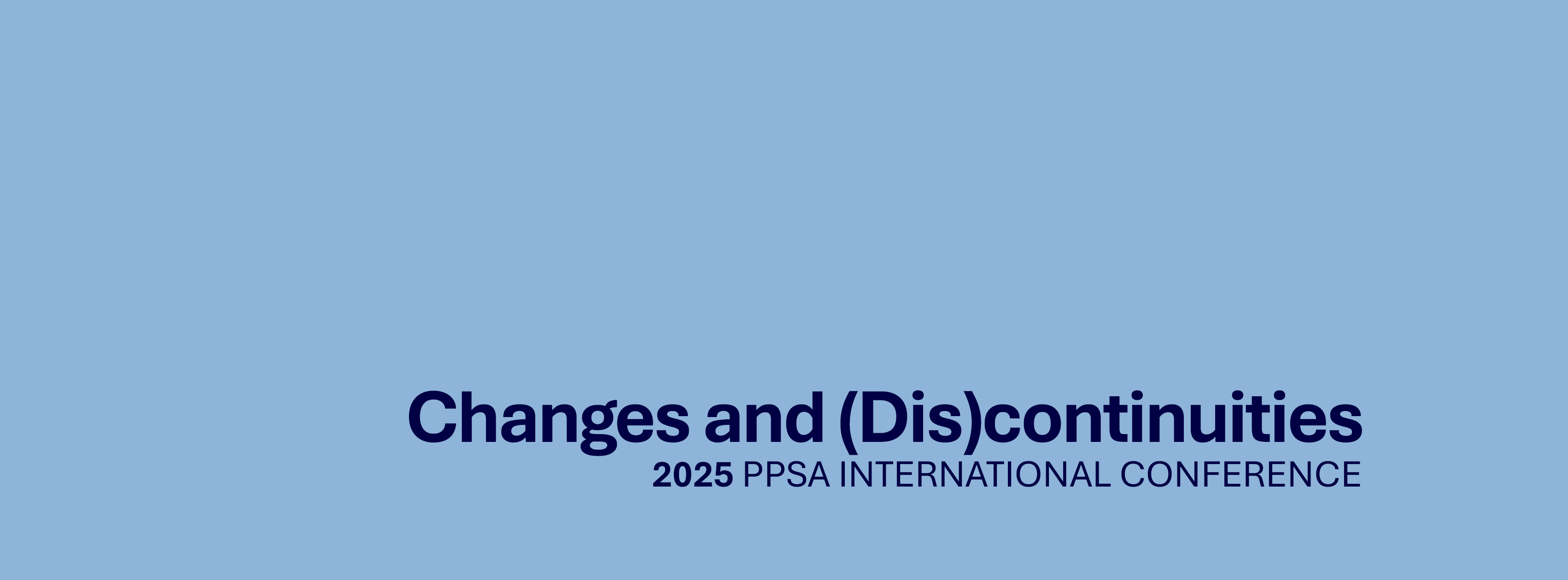 Call for Proposals: 2025 International Conference of the PPSA ...